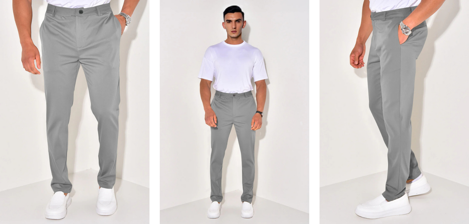 What Color Shirt to Wear with Grey Dress Pants? – GINGTTO