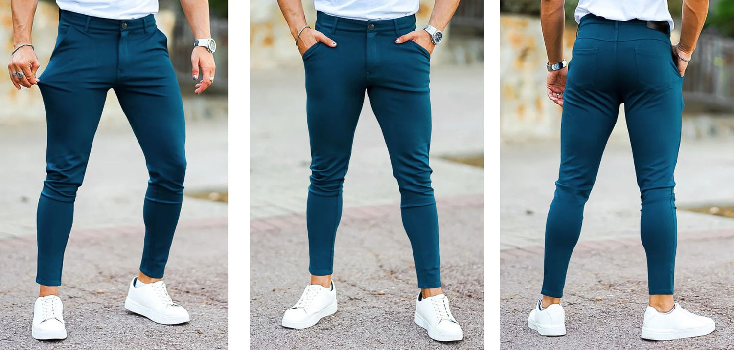 What to Wear with Blue Slacks? – GINGTTO