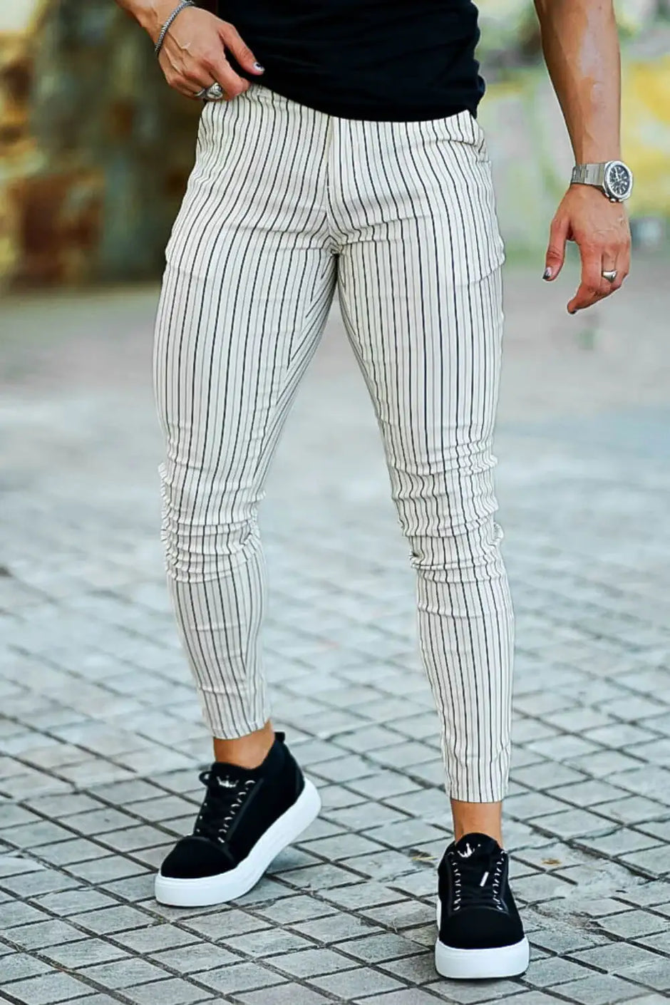 Skinny Pants Men | Mens Skinny Fit Trousers – GINGTTO