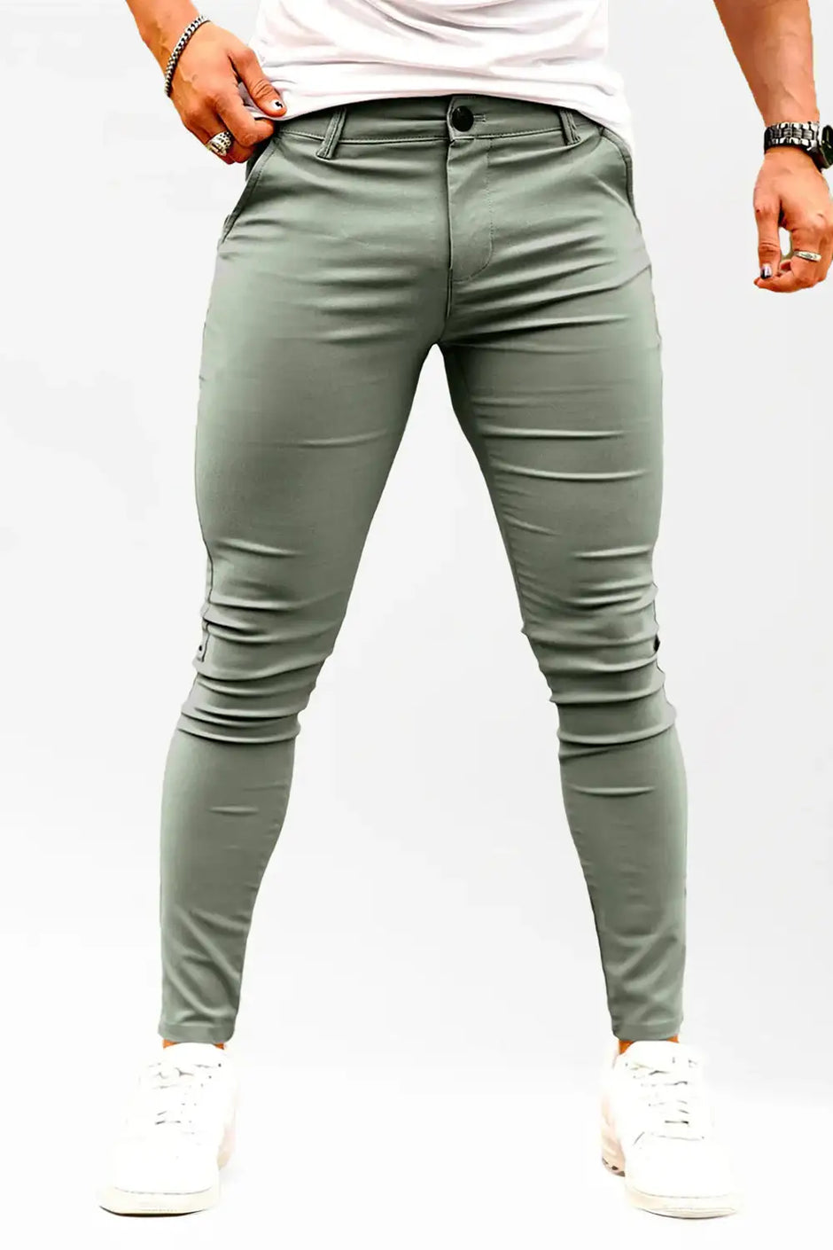 Skinny Pants Men | Mens Skinny Fit Trousers – GINGTTO